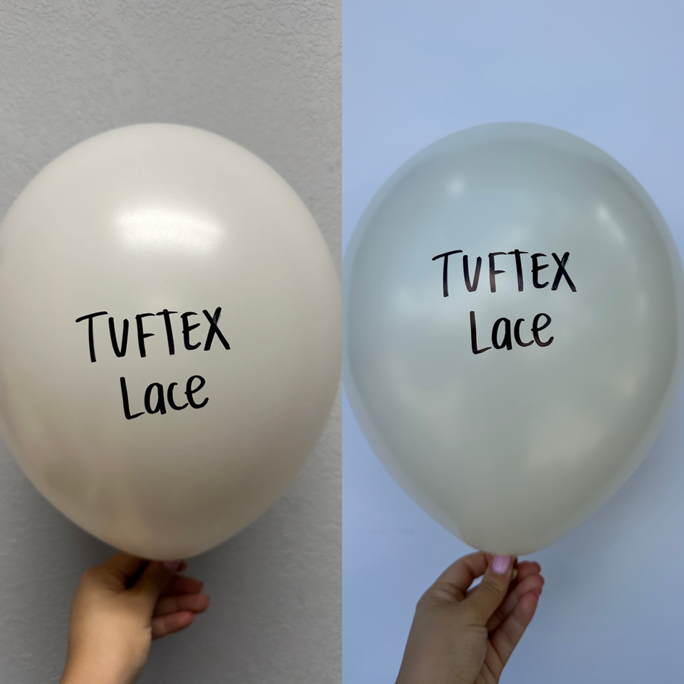 Tuftex Lace 11 inch Latex Balloons 100ct – Toy World Inc