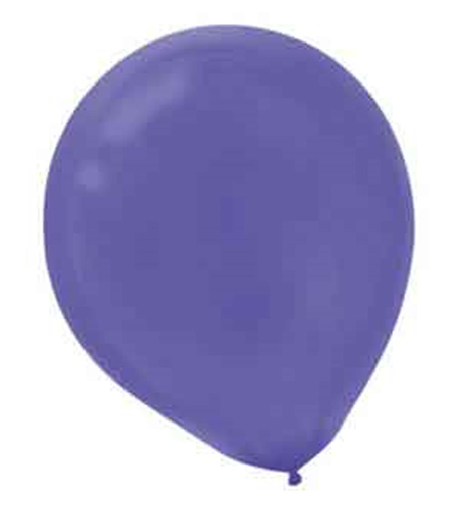 Solid Color Latex Balloons New Purple 100ct – Toy World Inc