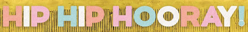 Confetti Fun Fringe Letter Banner 1ct – Toy World Inc