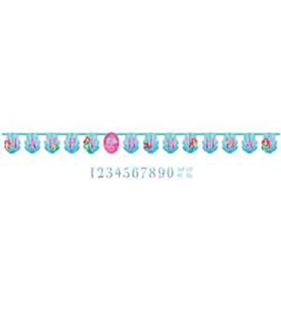 Disney Ariel Jumbo Banner Add-An-Age – Toy World Inc