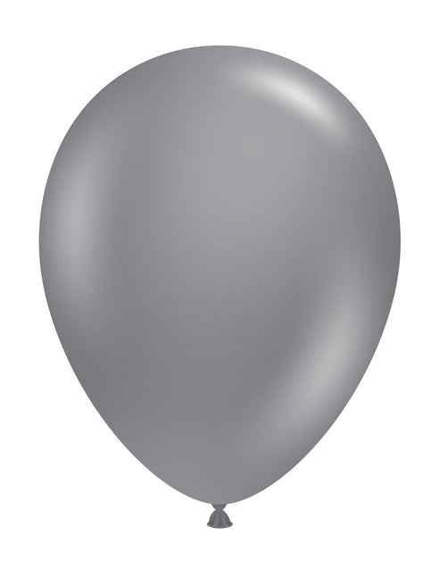 Tuftex Gray Smoke 5 inch Latex Balloons 50ct – Toy World Inc