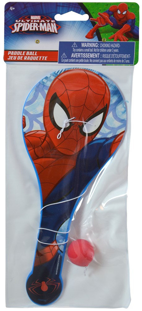 Spiderman Paddle Ball – Toy World Inc
