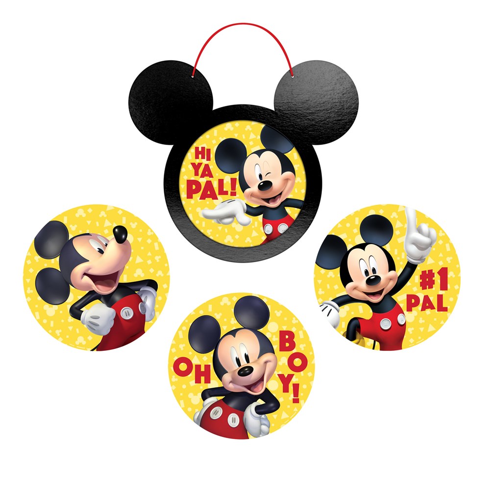 Disney Mickey Mouse Forever Wall Frame and Cutout Decorating Kit 6pc ...