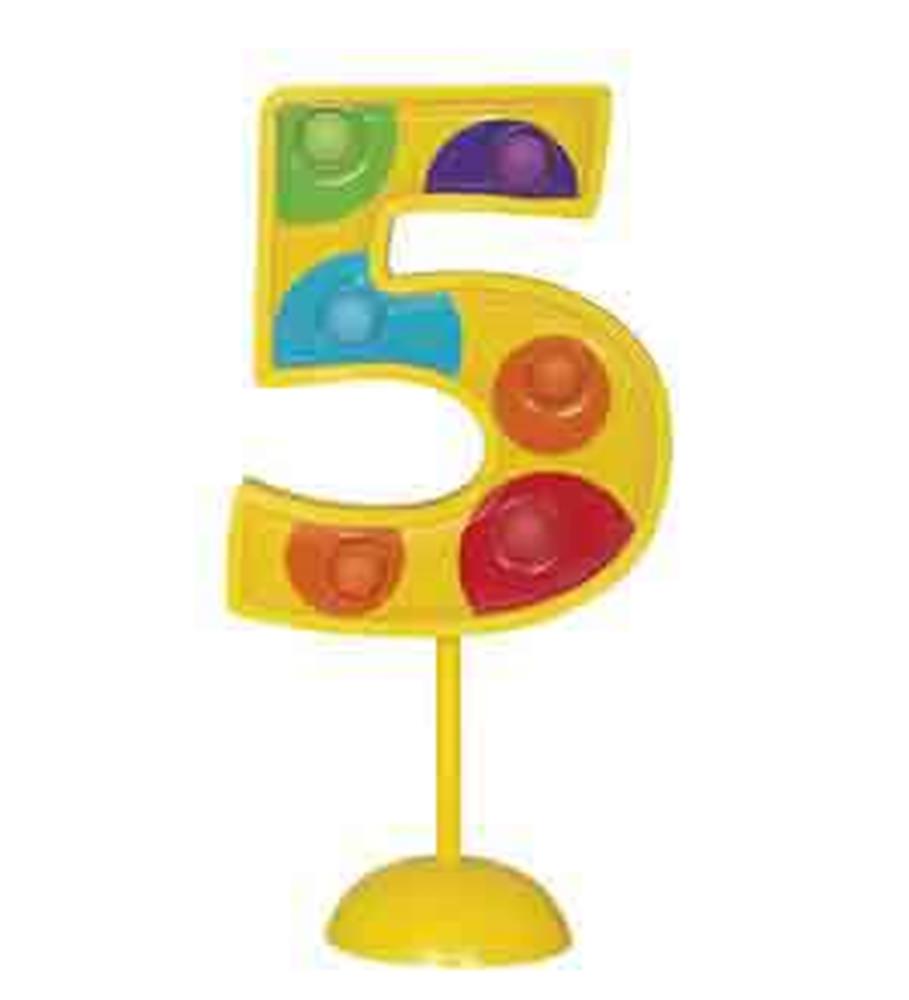 Flashing Number 5 Decoration – Toy World Inc