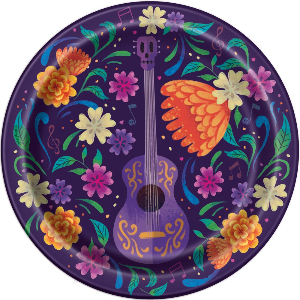 Disney Coco Round 7" Dessert Plates, 8ct – Toy World Inc