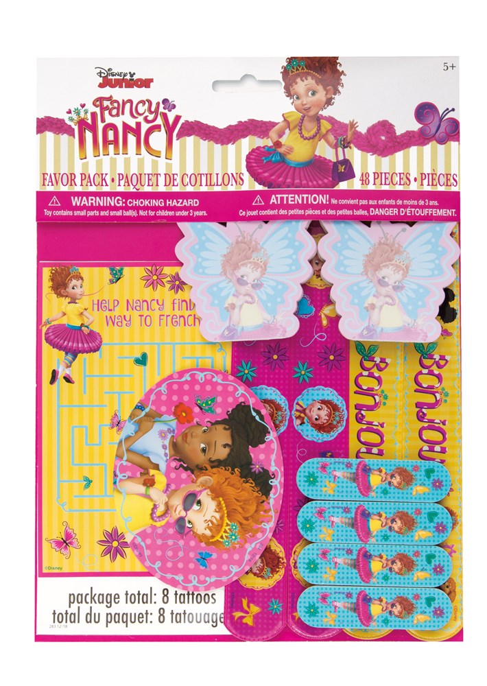 Disney Fancy Nancy Favor Pack, 48ct – Toy World Inc