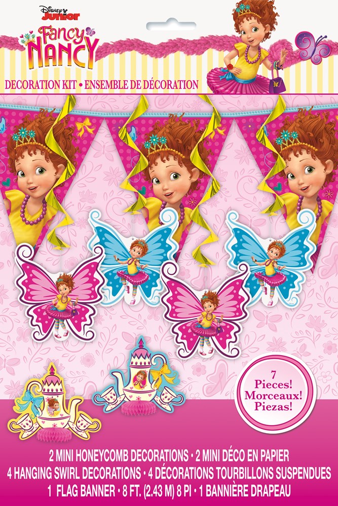 Fancy Nancy Decor Kit-7Pc – Toy World Inc