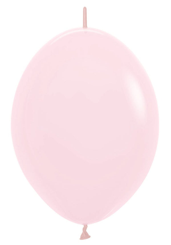 12 inch Sempertex Pastel Matte Pink LINK-O-LOON 50ct – Toy World Inc